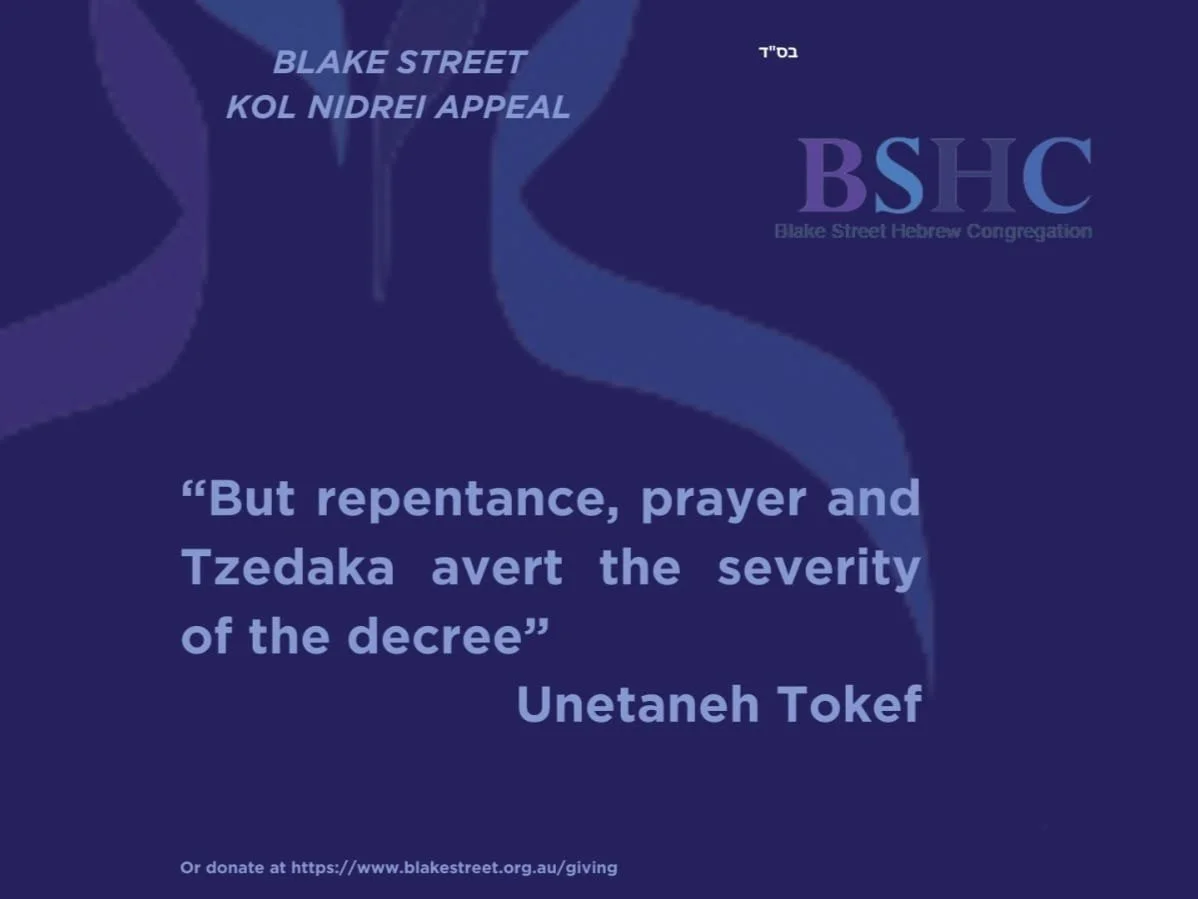 Giving — Blake Street Shul