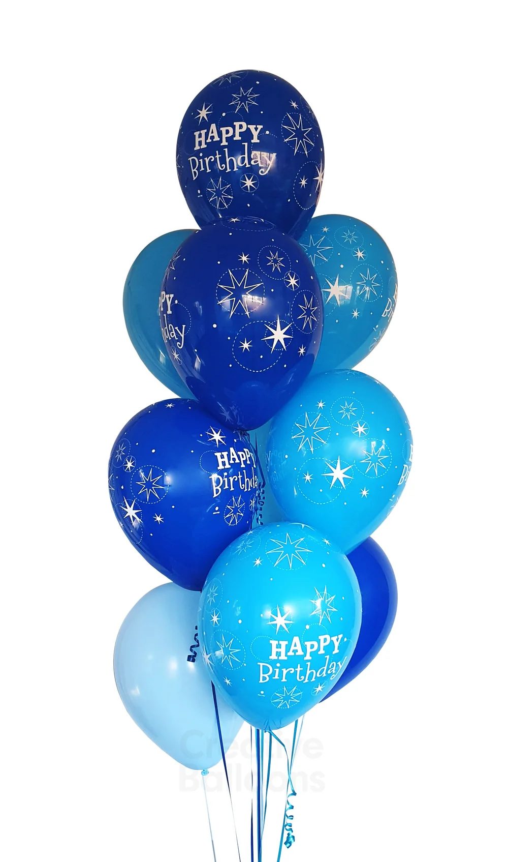 Blue Birthday Balloons