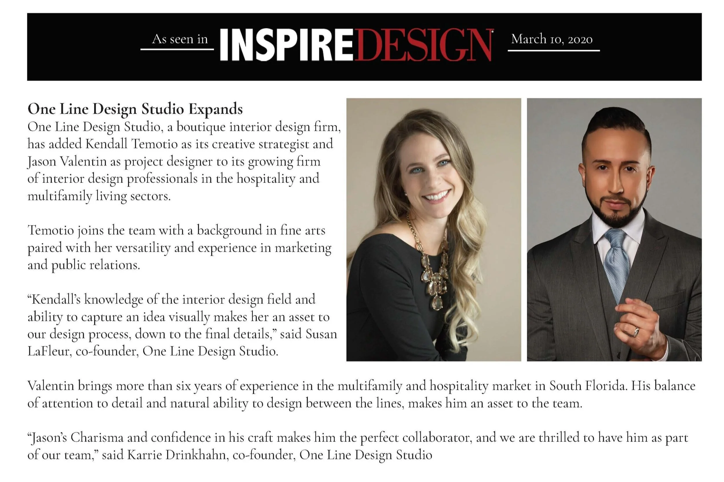 Awards & Publications — One Line Design Studio