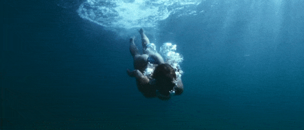 Girl Falling Into Water Gif