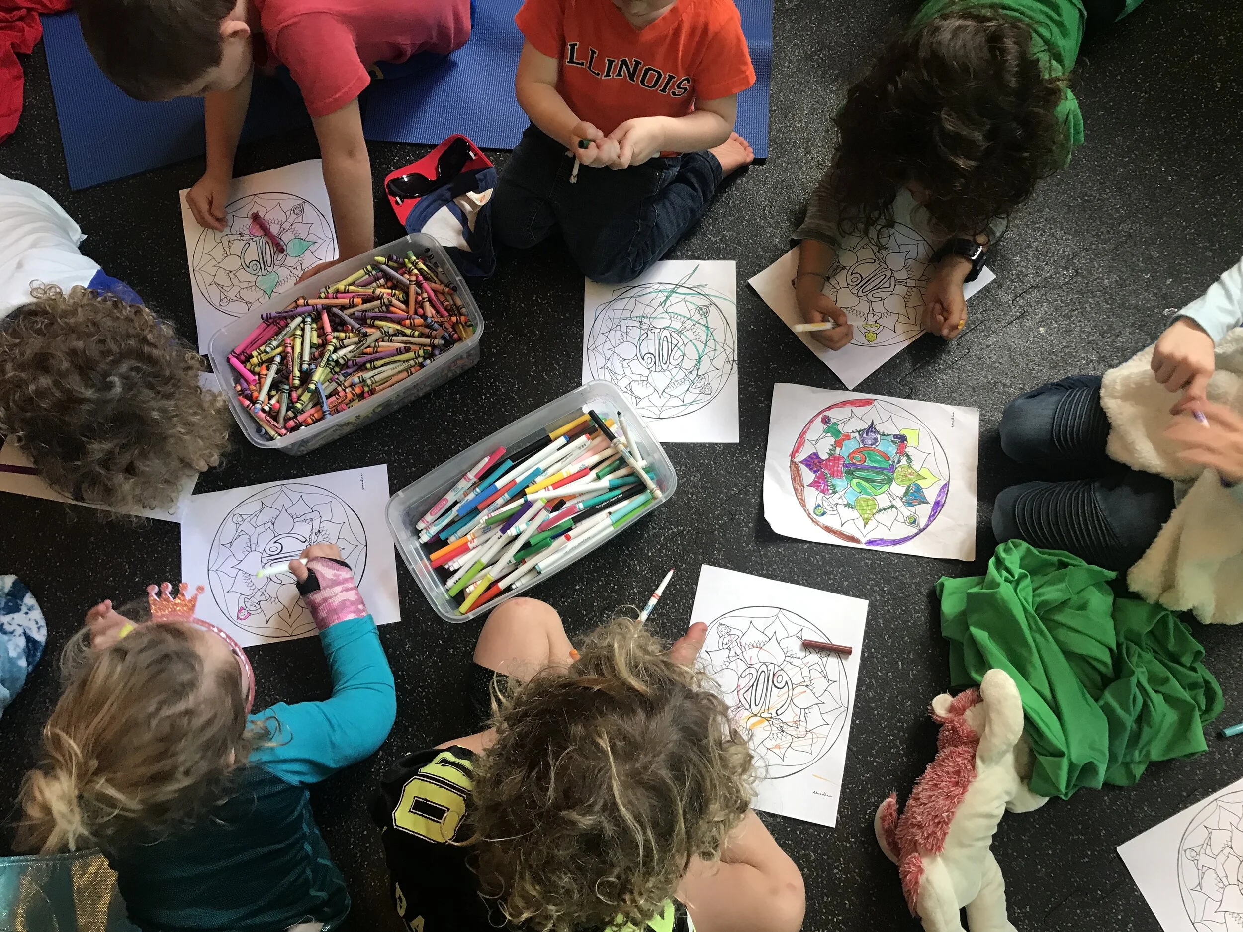 Kids Yoga Coloring Sheets — Erica Reed Lee