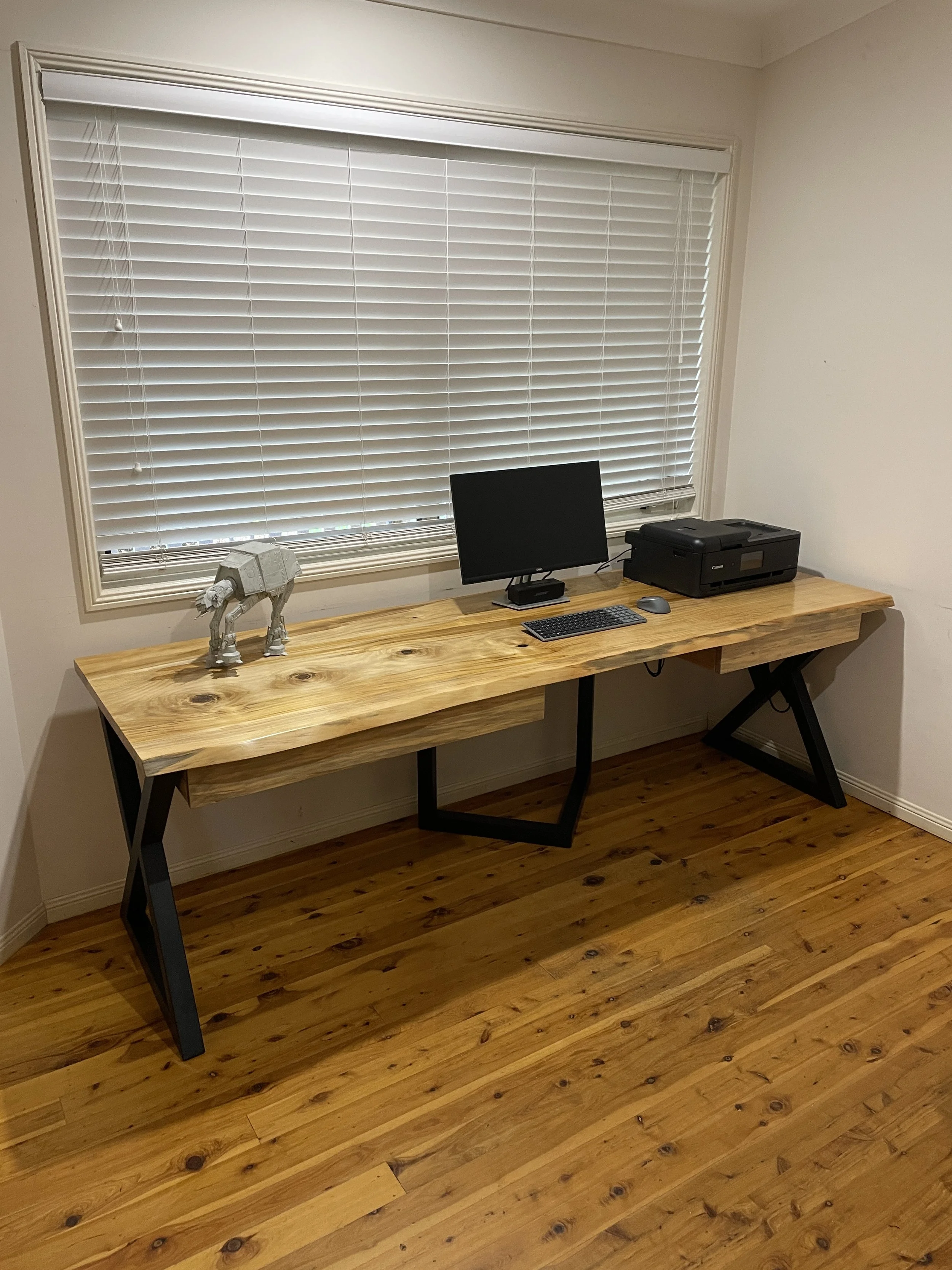 The Making of a special Hoop Pine Desk — Bywater Design | Furniture Restoration, Custom Designed ...