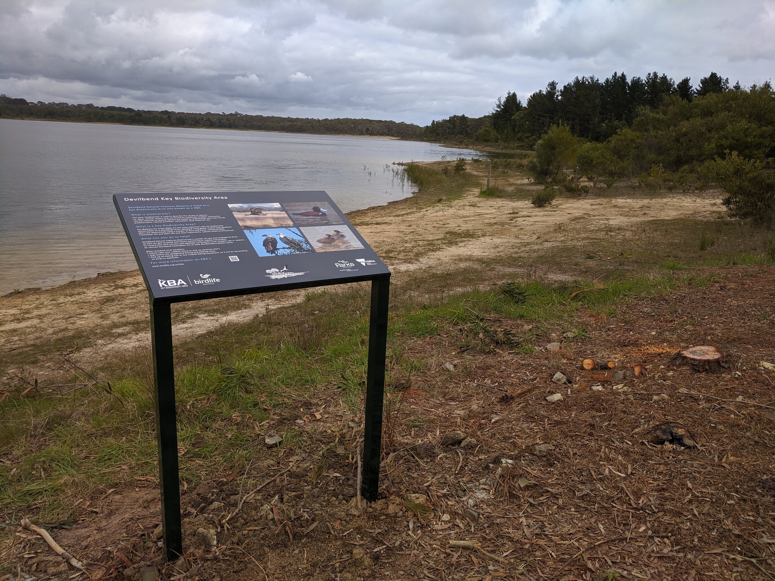 Devilbend now has it's own KBA sign! — Key Biodiversity Area