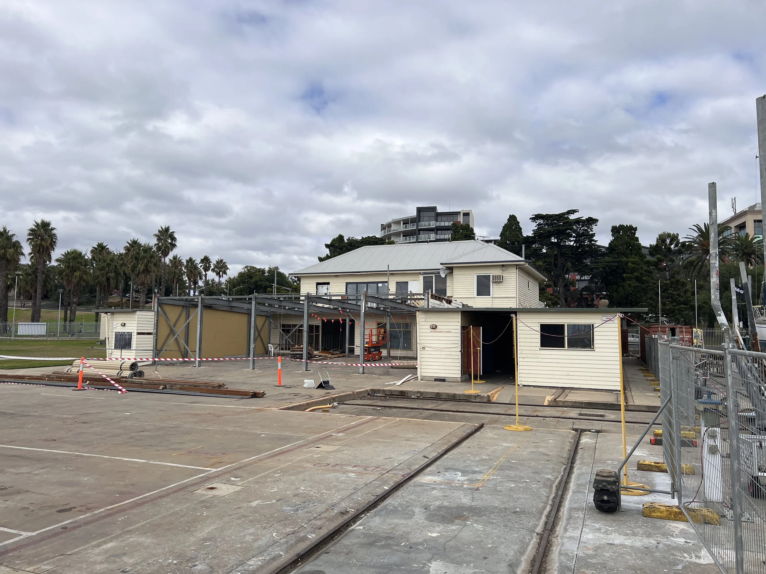 RGYC Off The Beach Building Demolition Commences — Geelong Waterfront ...