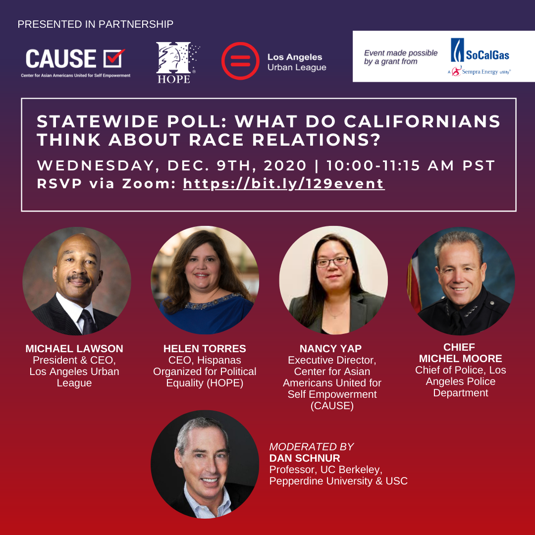 Multiethnic Statewide Community Poll — CAUSE