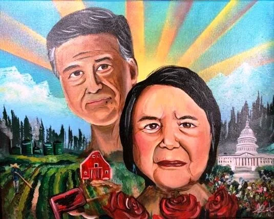 Dolores Huerta And Cesar Chavez