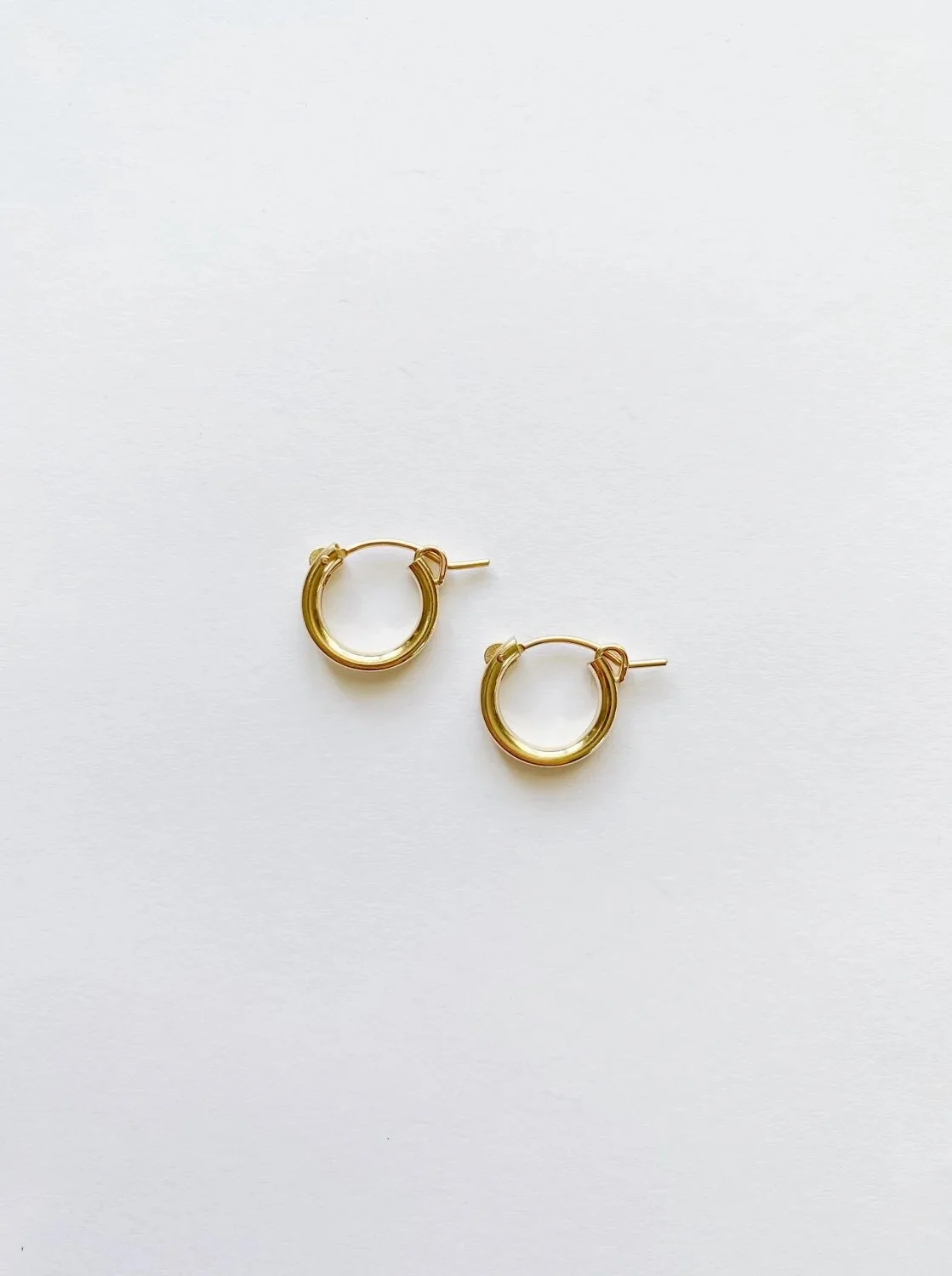 Thick Gold Hoop Earrings | Multiple Sizes — Miller Lane Mercantile