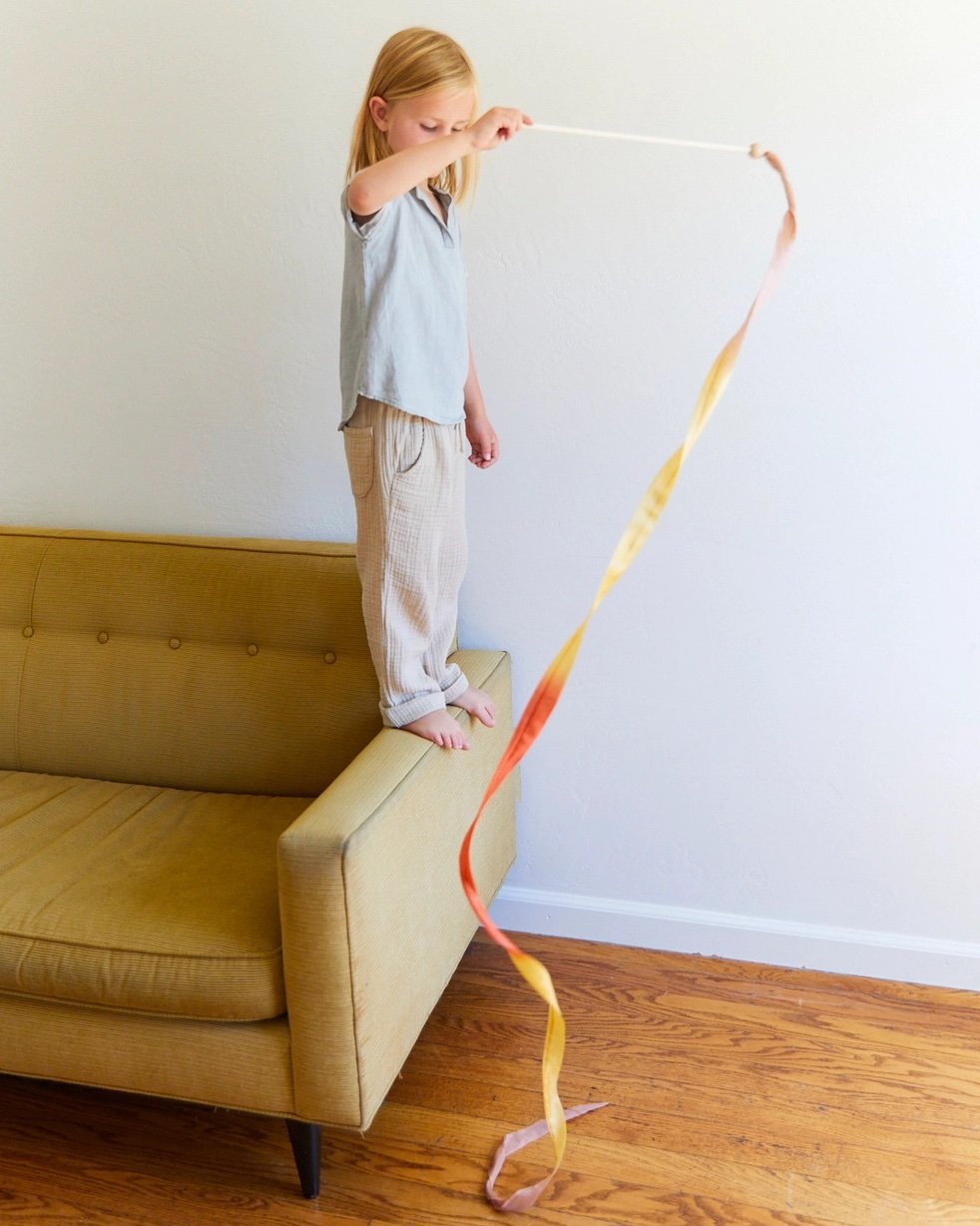 Silk & Wood Play Streamer in Sunset — Miller Lane Mercantile