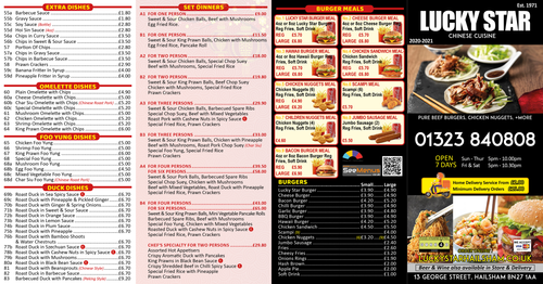 Lucky Star — SEE MENUS