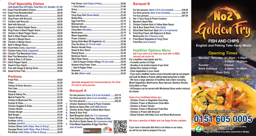 Golden Fry — SEE MENUS