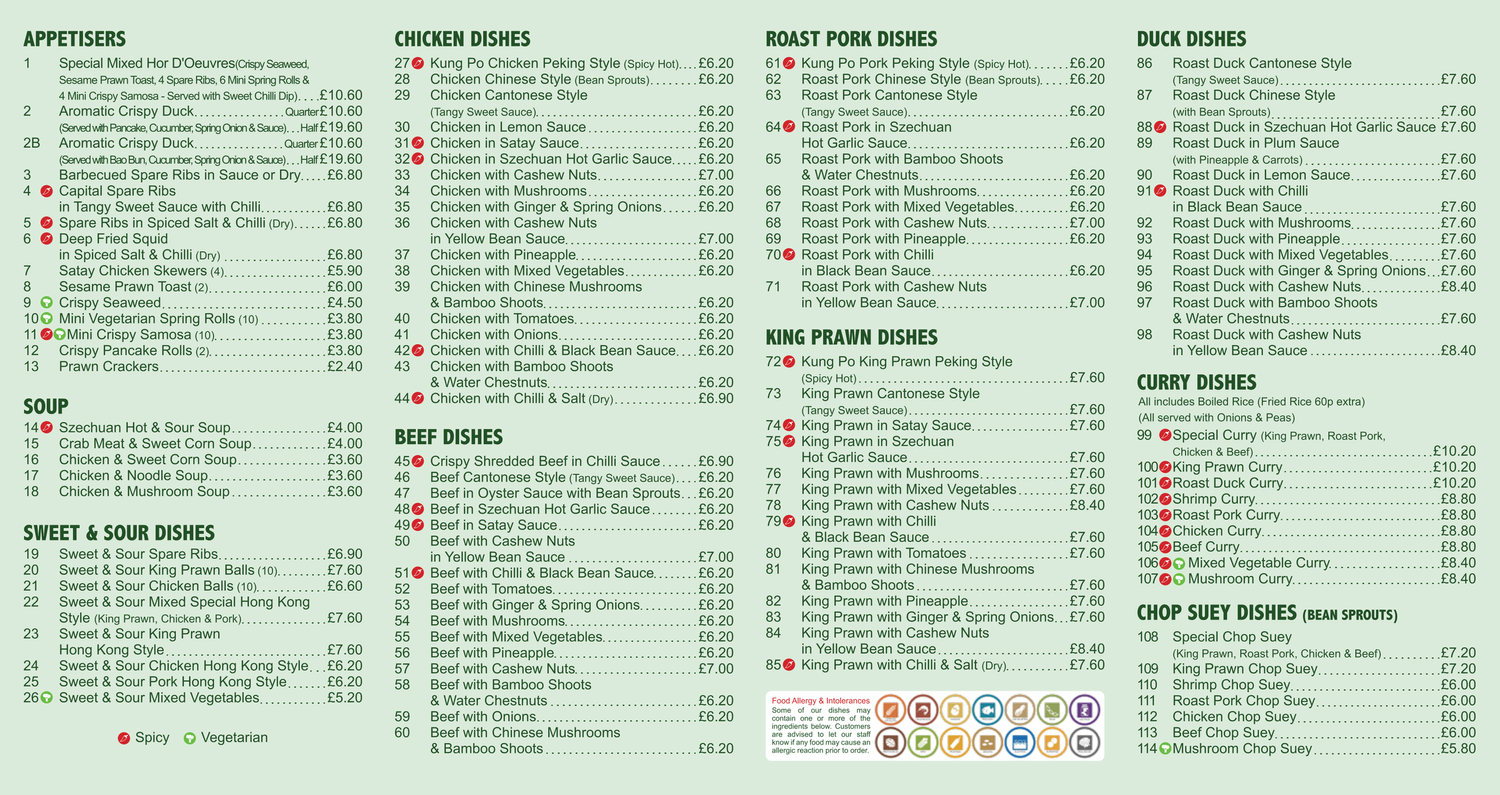 The Royal Taste — SEE MENUS