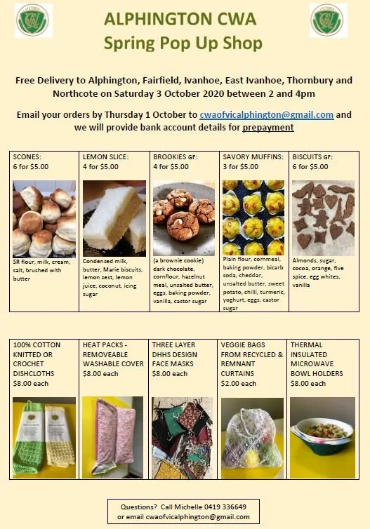 Alphington CWA - cakes, scones and slices in the neighbourhood now ...