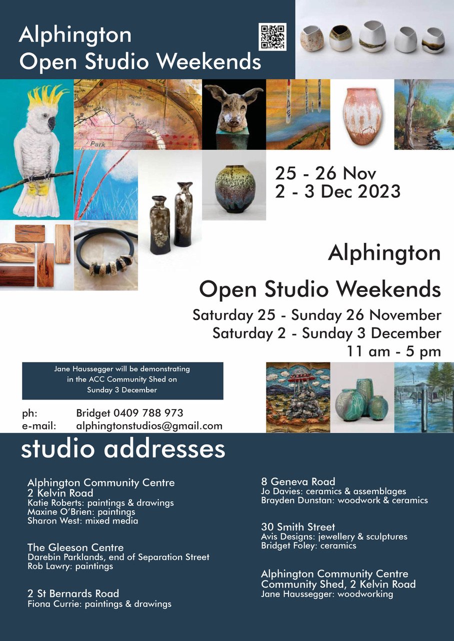 Alphington open studios — Alphington Community Centre