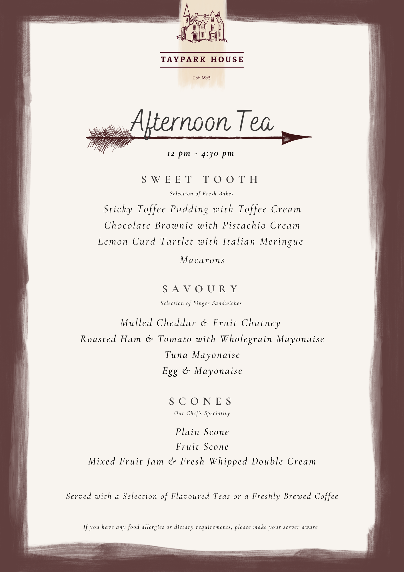 Afternoon Tea — Taypark House
