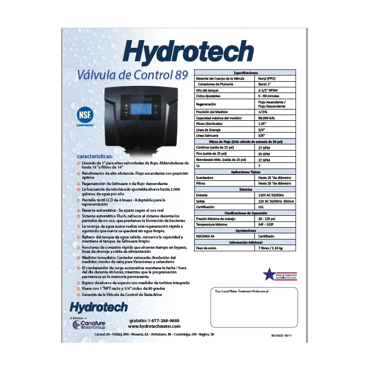 Válvula de Control 89 — Canature WaterGroup