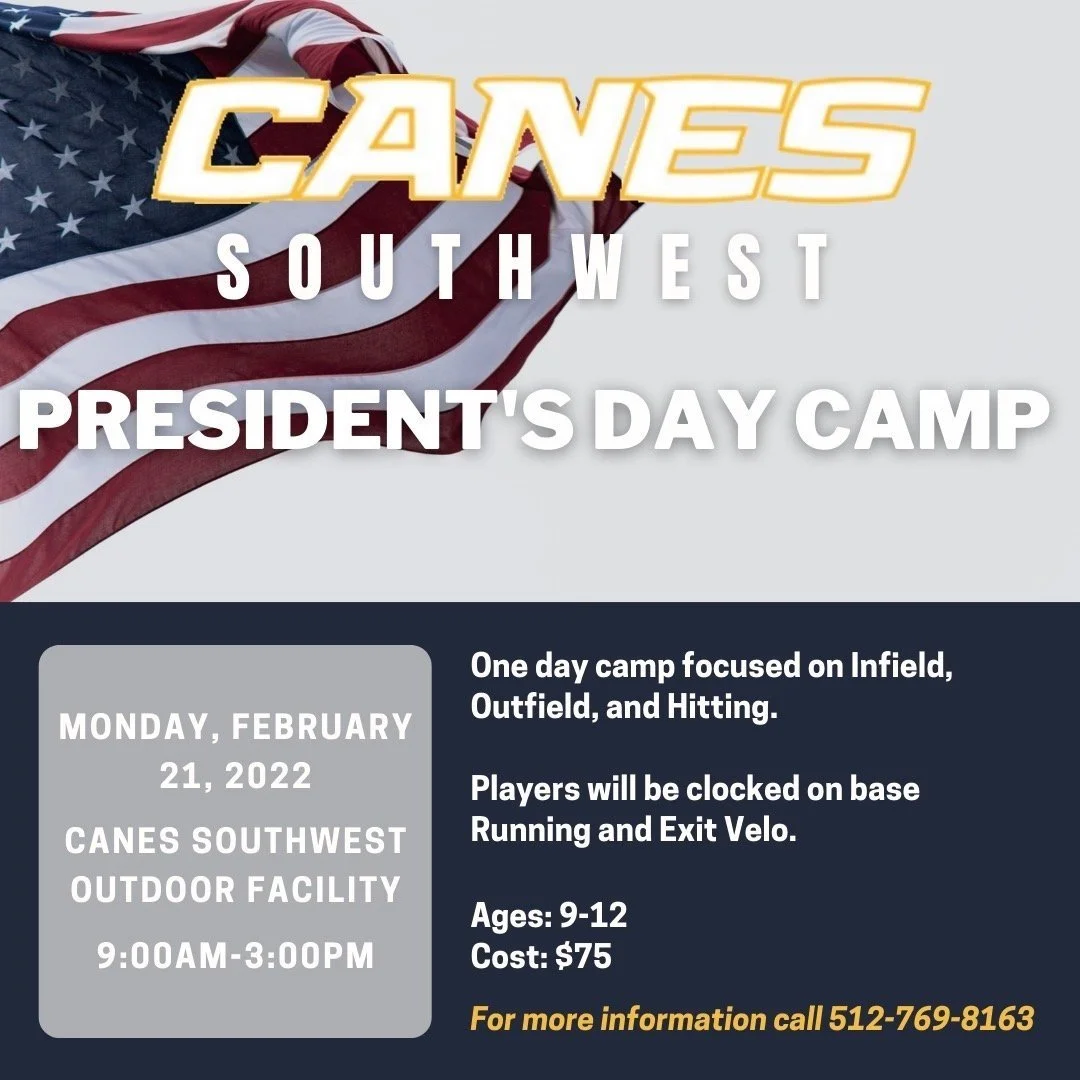 Pitching bootcamp April-May — Canes Southwest
