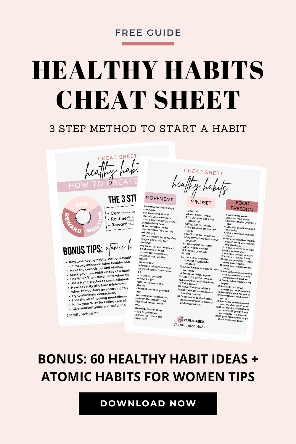 HABIT HACK (MINDSET) Stepping on the Scale Habit Loops for Body ...