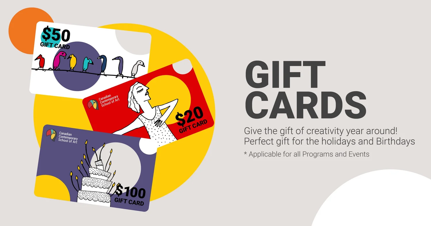 Gift Cards - Canadian Contemporary School of Art