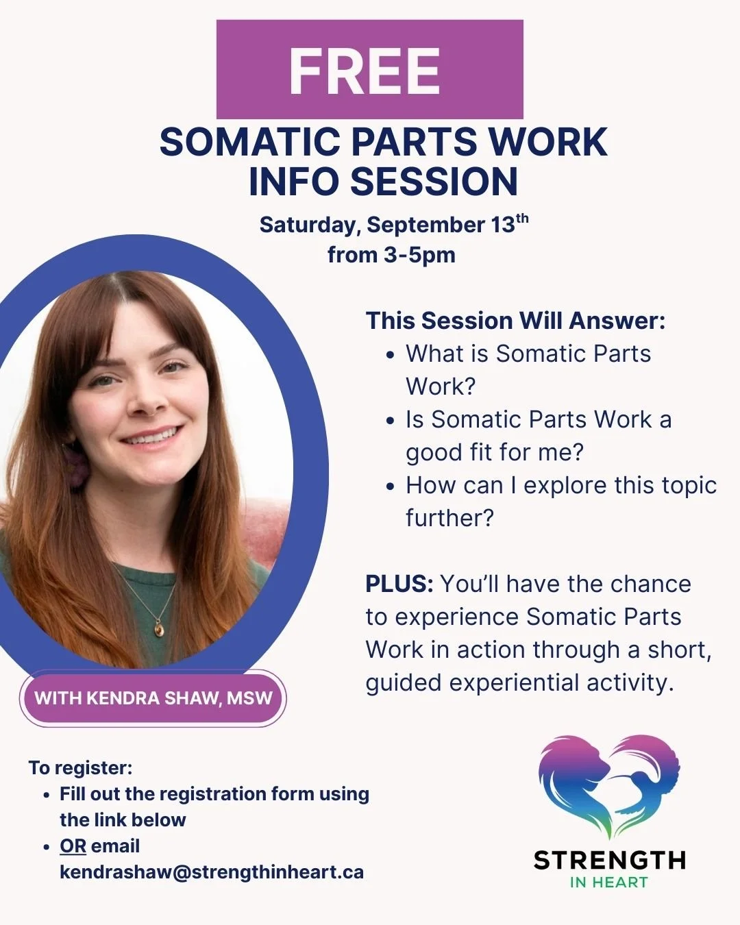 Somatic Parts Therapy Victoria BC | Strength In Heart