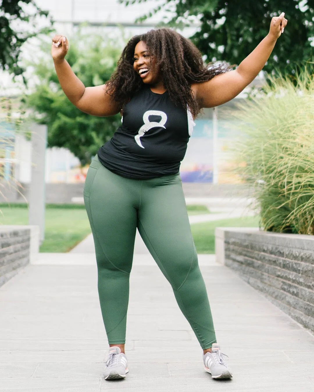 Zyia Active Womens XL Pine Light N Tight High Rise Compression Pocket ...