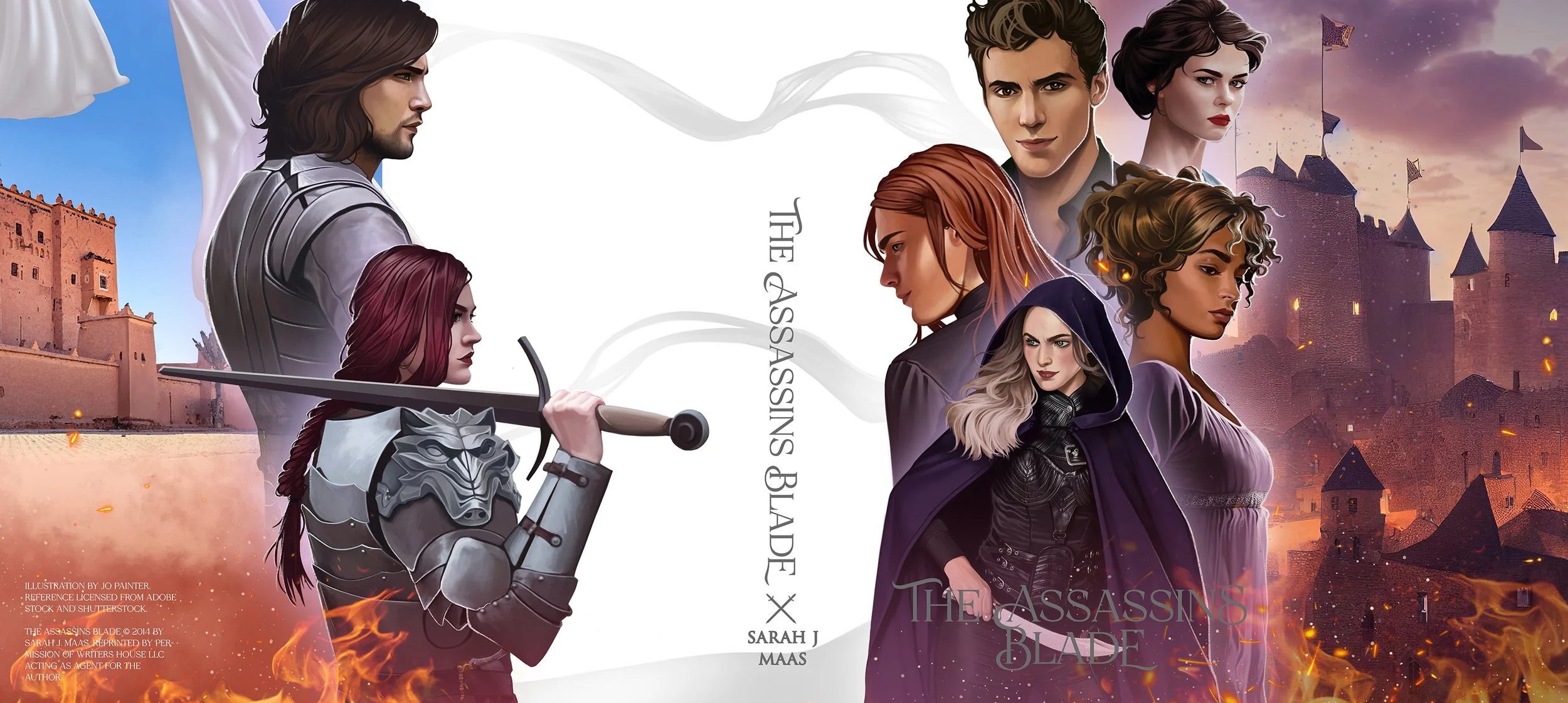 Throne Of Glass - Dust Jackets — Jo Painter