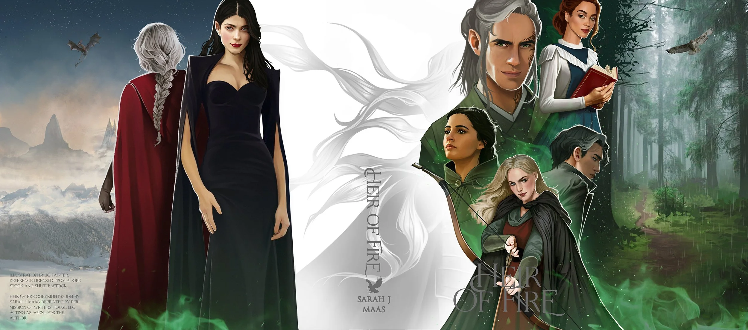 Throne Of Glass - Dust Jackets — Jo Painter