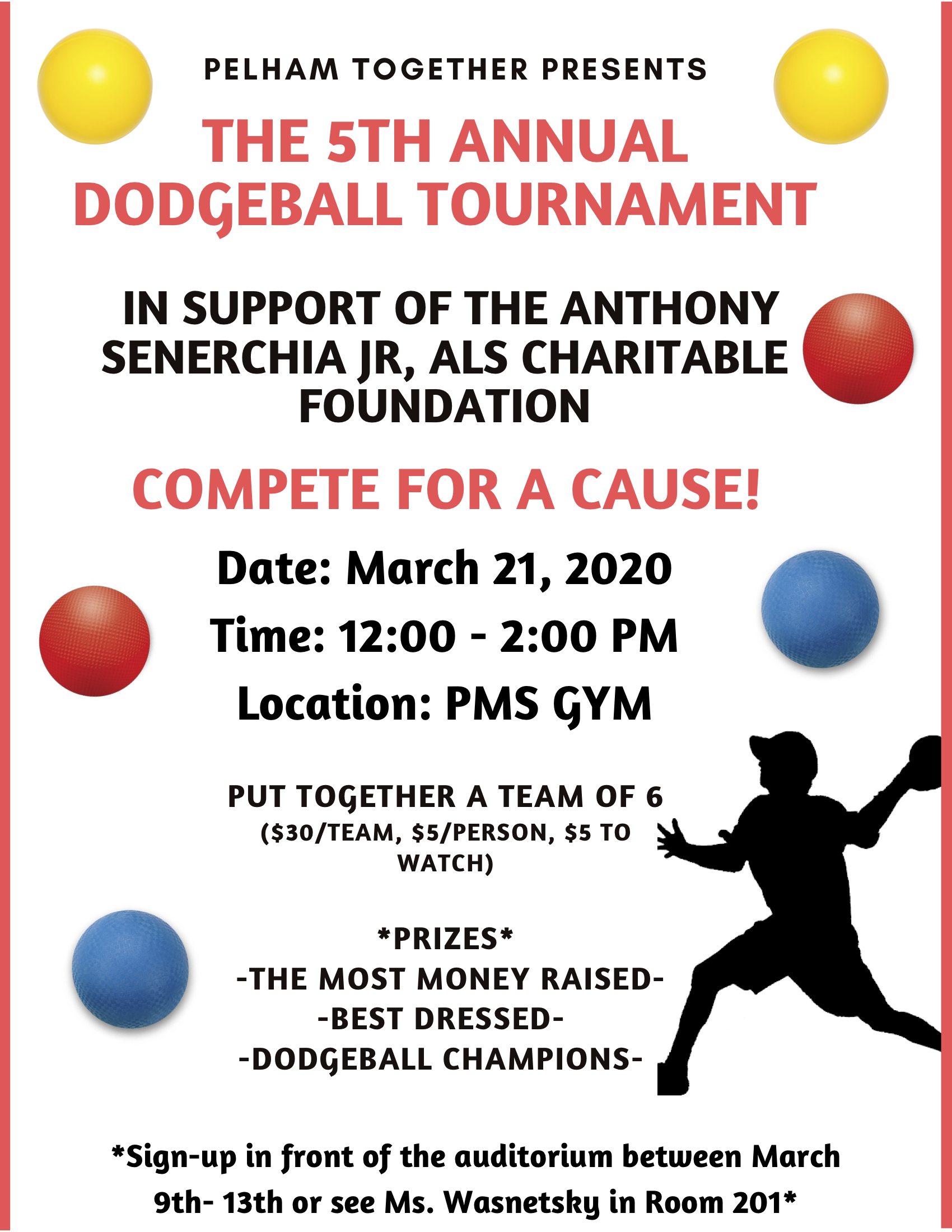 Dodgeball Tournament Flyer