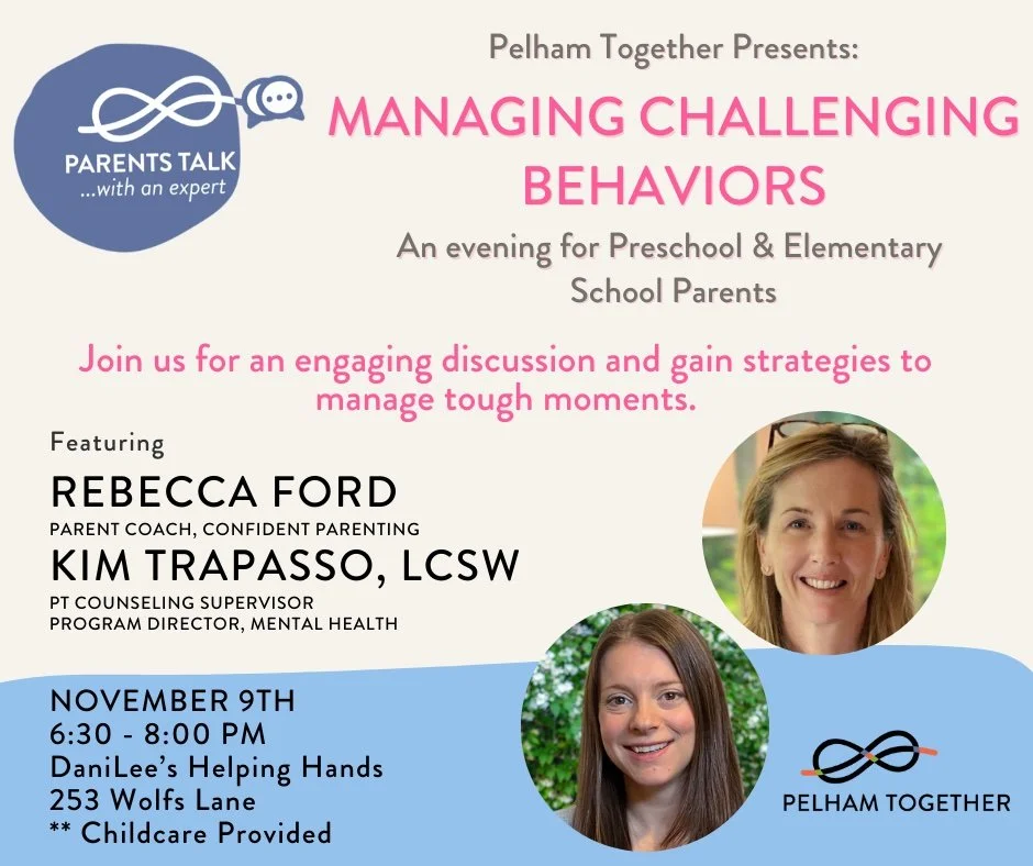 Managing Your Child's Challenging Behaviors — Pelham Together
