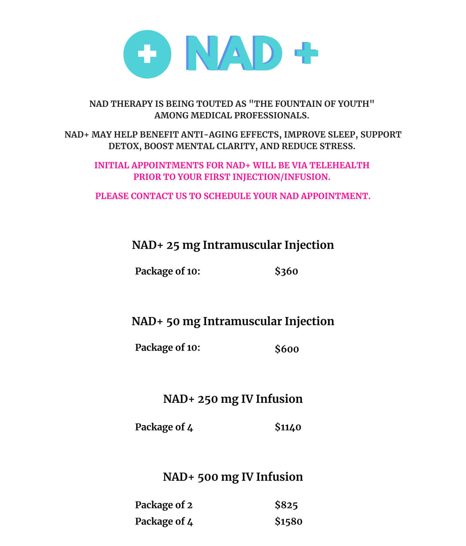 Amenities — Destiny Drip Bar