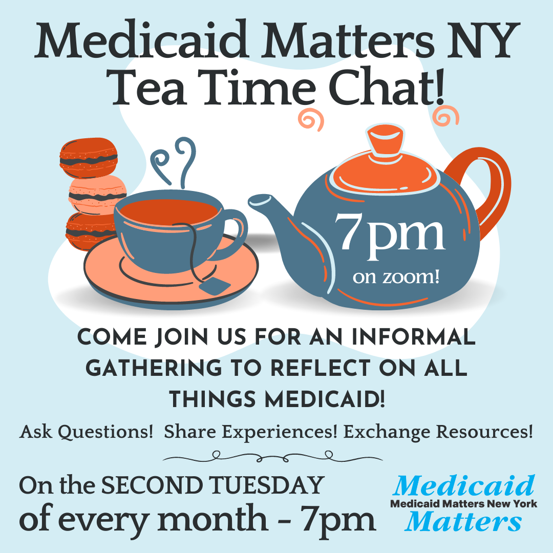 Learn more about Medicaid with this virtual "tea time" chat! — North ...