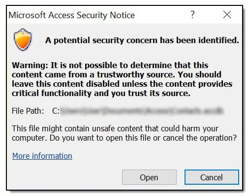 Create a Trusted Location — Virtual Cloud Desktops for Access Databases ...