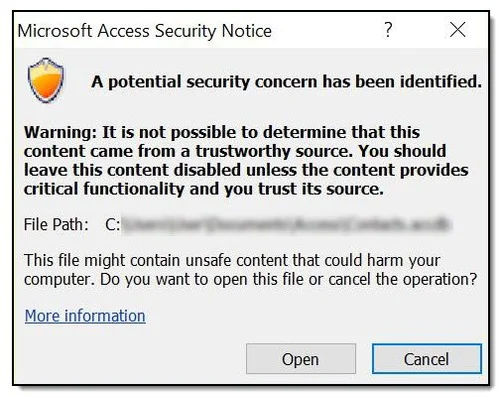 Create a Trusted Location — Virtual Cloud Desktops for Access Databases - Use your Access ...