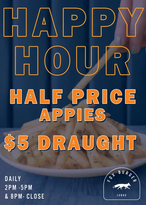 Leduc Menus — FOX BURGER