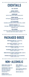 Leduc Menus — FOX BURGER