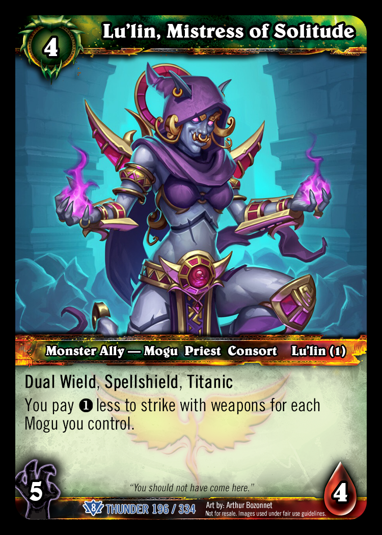Echoes of Thunder Spoiler: Monster & Neutral Allies — World of Warcraft TCG Reborn