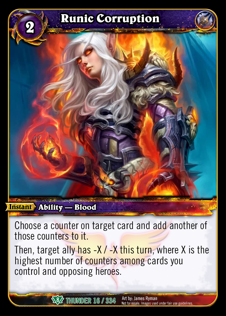 Echoes of Thunder Abilities — World of Warcraft TCG Reborn