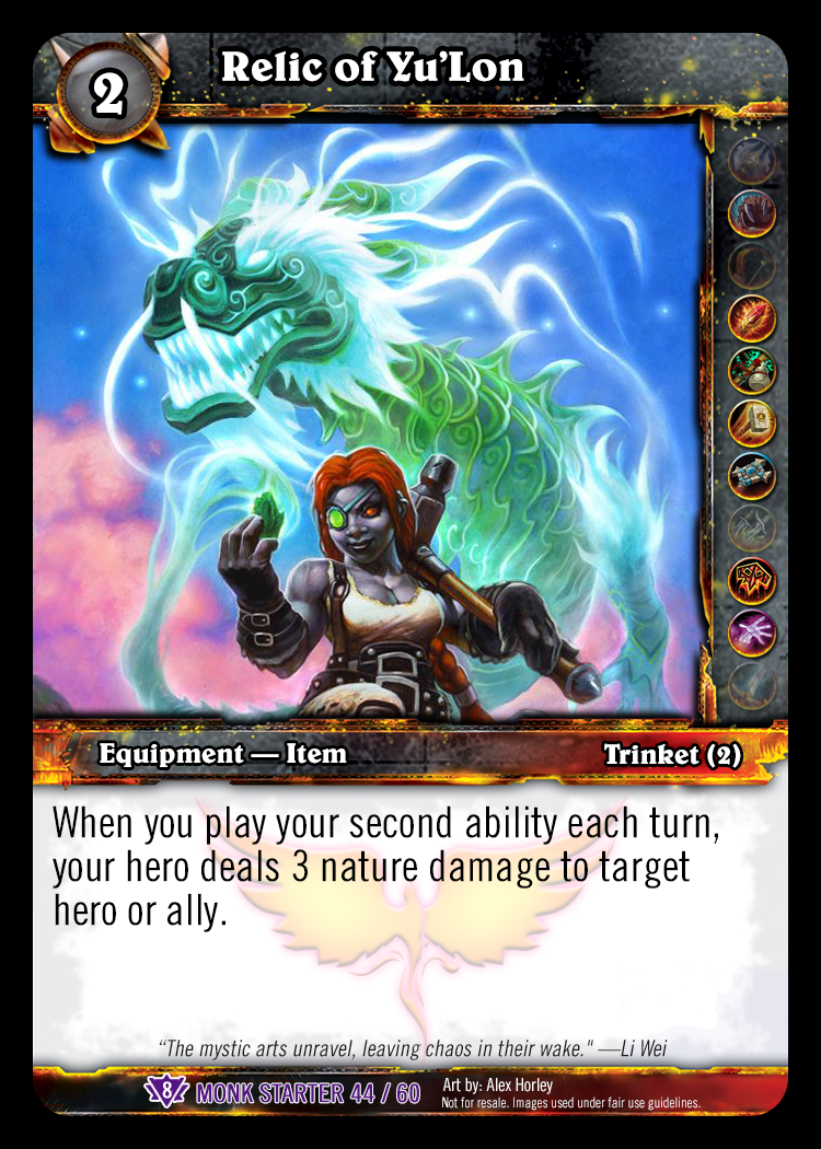 Block 8 Monk Starter Set: Part II — World of Warcraft TCG Reborn