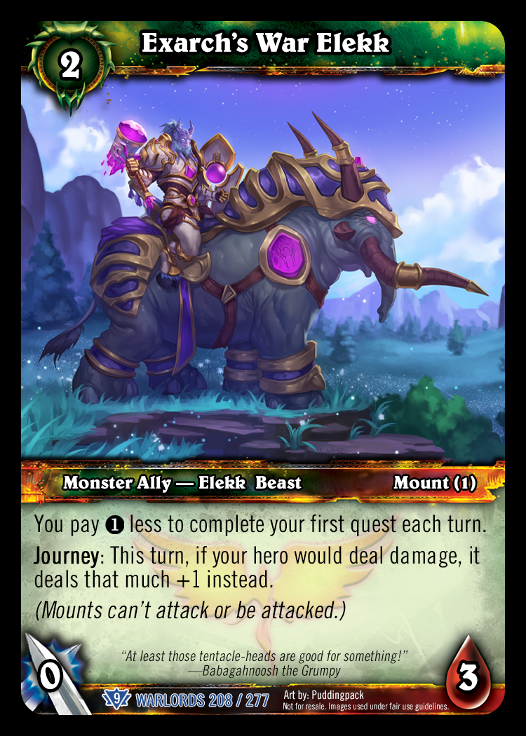 Warlords Alliance, Horde, Monster and Neutral Allies — World of Warcraft TCG Reborn