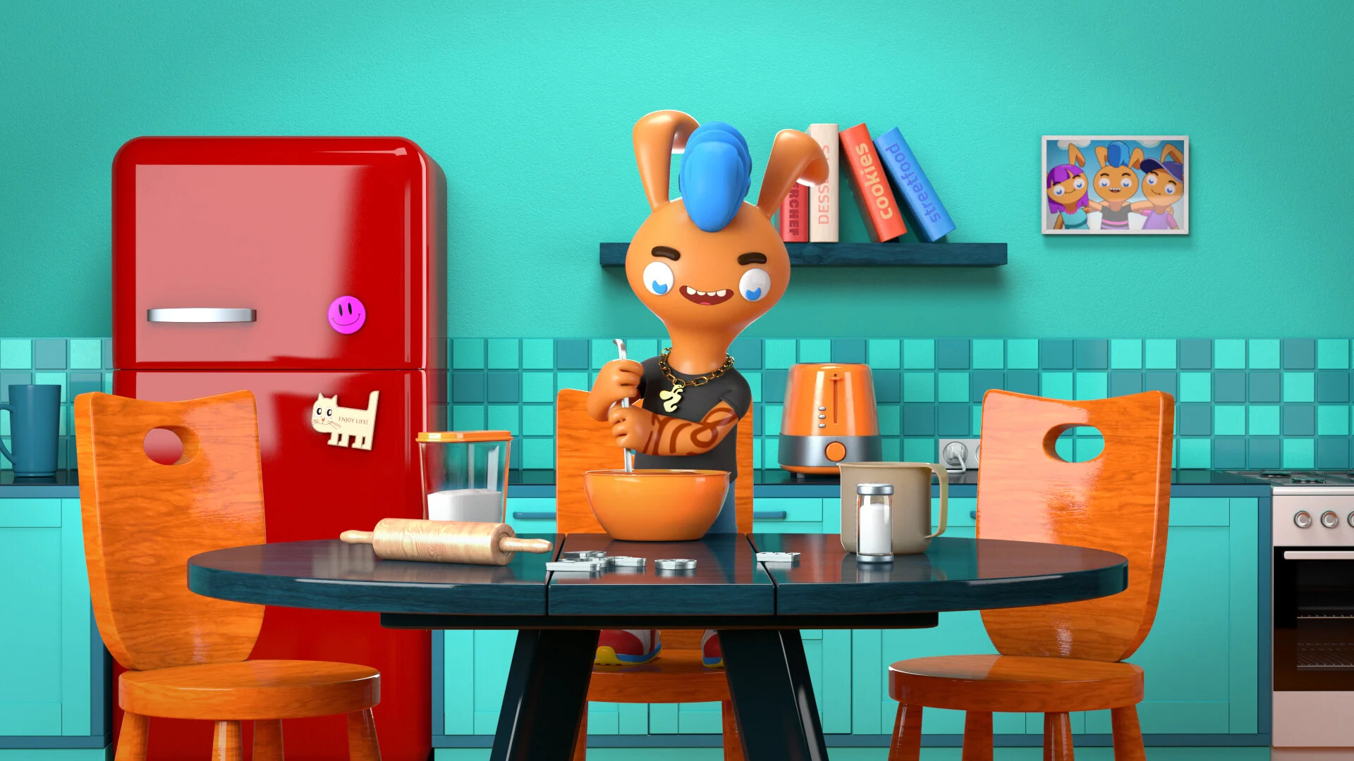 Kidzone idents renewal — Banzai