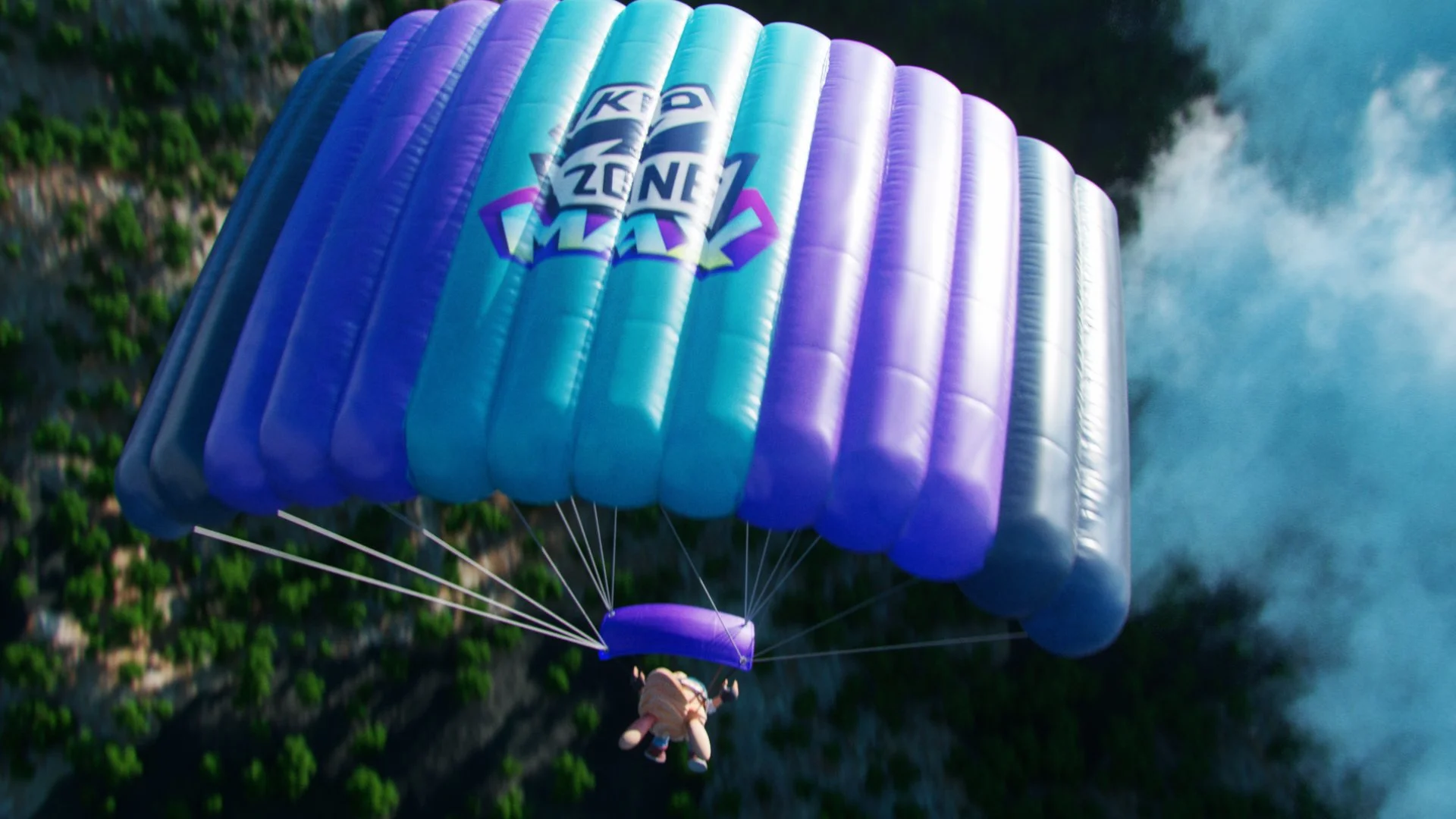 Kidzone Max Skydive ident — Banzai