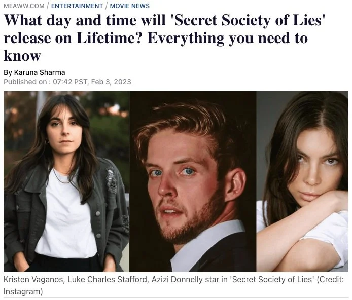 Press — Luke Charles Stafford - Official Site