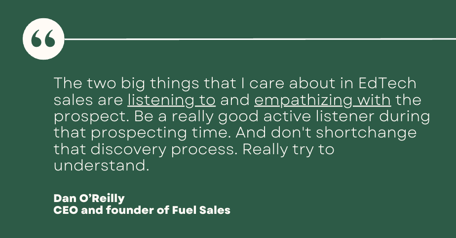 Demystifying EdTech Sales: A Conversation with Dan O'Reilly Demystifying EdTech Sales: A Conversation with Dan O'Reilly
