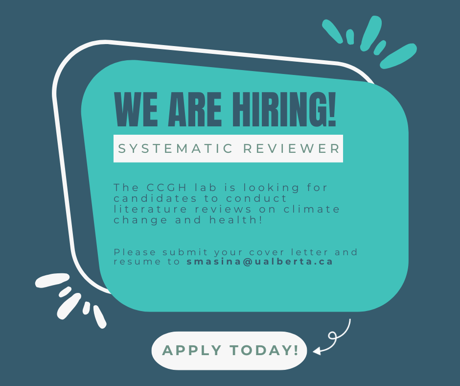 [Position filled] We're hiring a Systematic Reviewer! — Climate Change ...