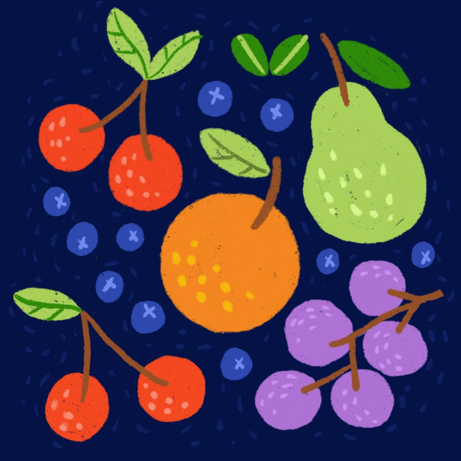 Surface Pattern Design — Sarah Wisbey, Food Illustration