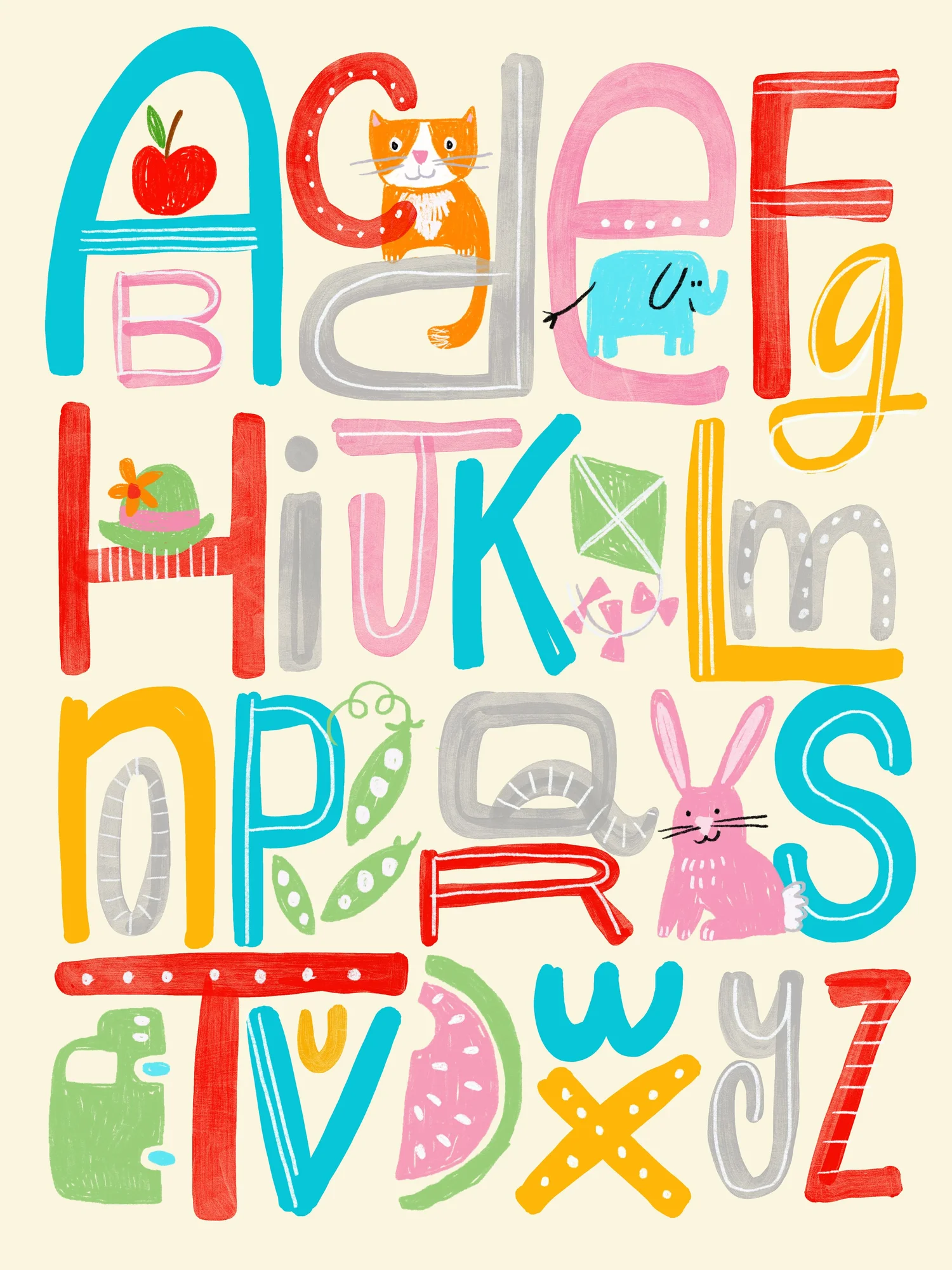 Surface Pattern Design — Sarah Wisbey, Food Illustration