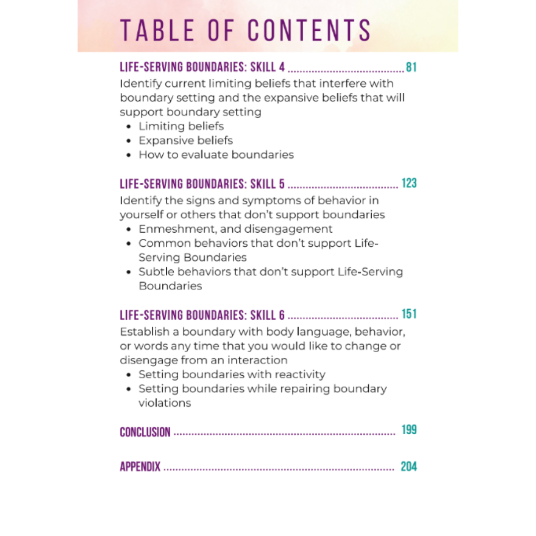 Boundaries Book — Wise Heart
