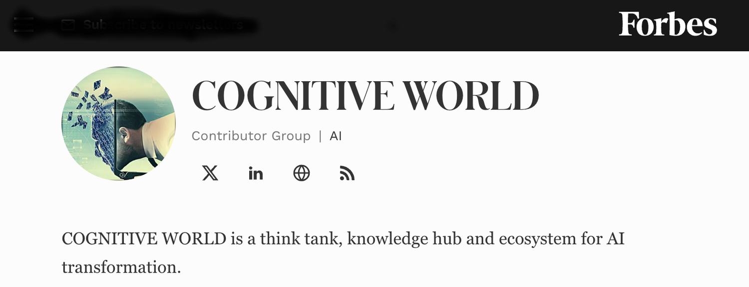 AI Think Tank | Knowledge Hub & Ecosystem | Cognitive World