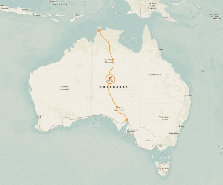 Explore Australia by bike! Ride the Stuart Highway from Port Augusta to ...