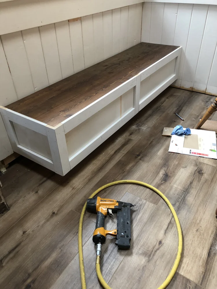 DIY Dining Room Banquette — BLUE ROOF CABIN