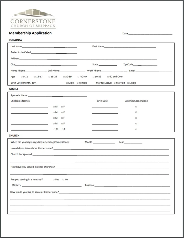 Documents — Cornerstone Church
